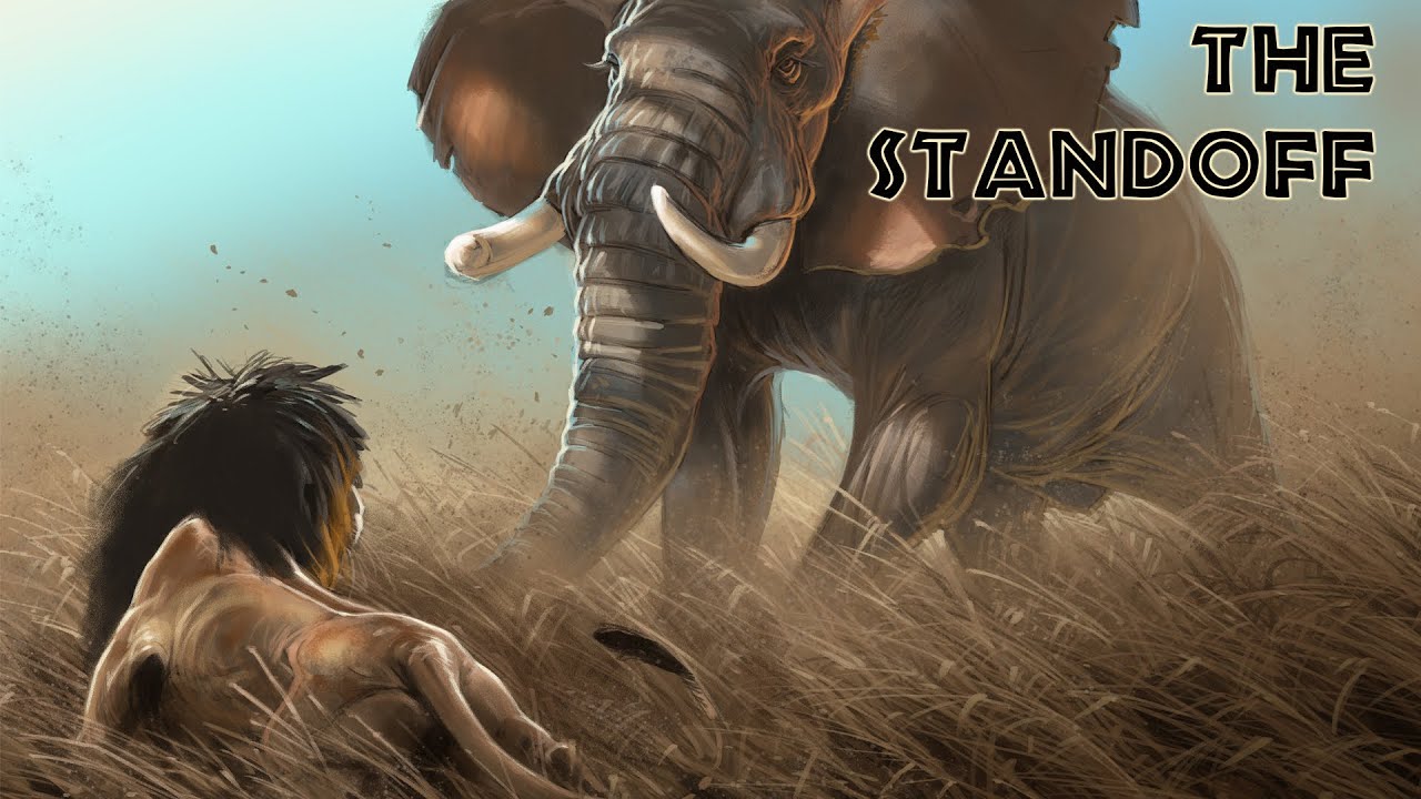 Animal Drawing..."The Stand Off" - YouTube