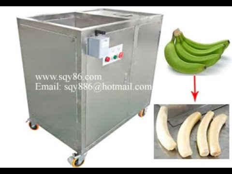 Green Banana Peeling Machine_single inlet green bananas skin peeler ...