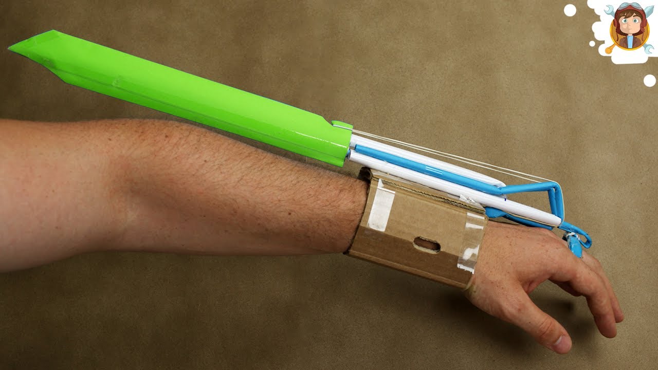 Paper knife - (Rotative "Hidden" Blade / Sword) - YouTube