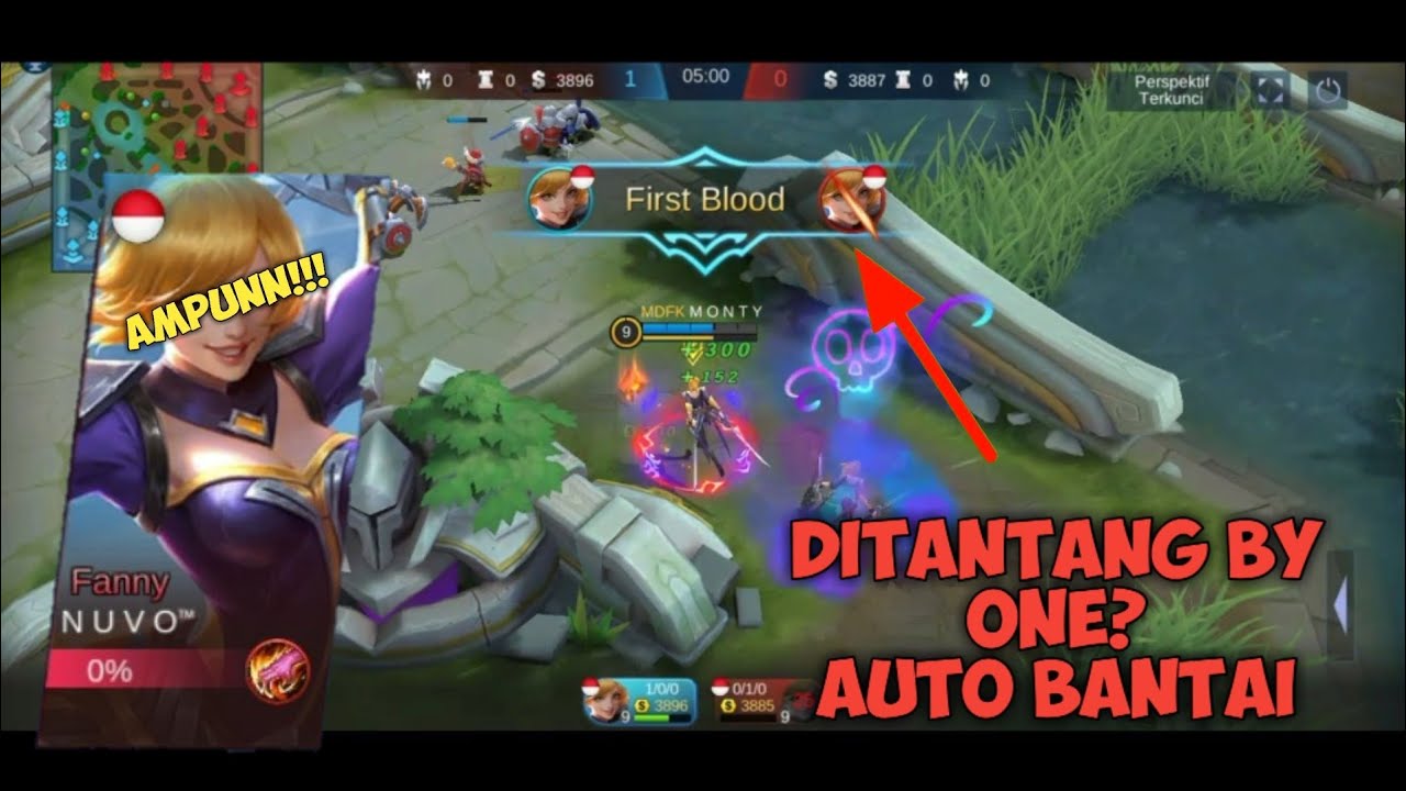 Ditantang temen by one fany auto bantai sampai gua yg suren wkwk - YouTube