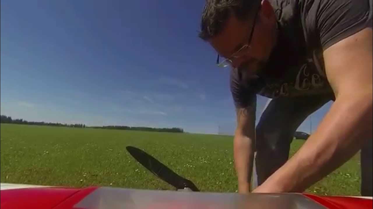 Taylorcraft Hangar 9 - mit P.H. FT 160 Boxer Motor - YouTube