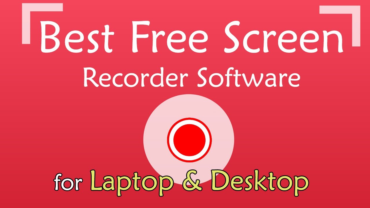 Best free screen recorder software for Laptop and Desktop - YouTube