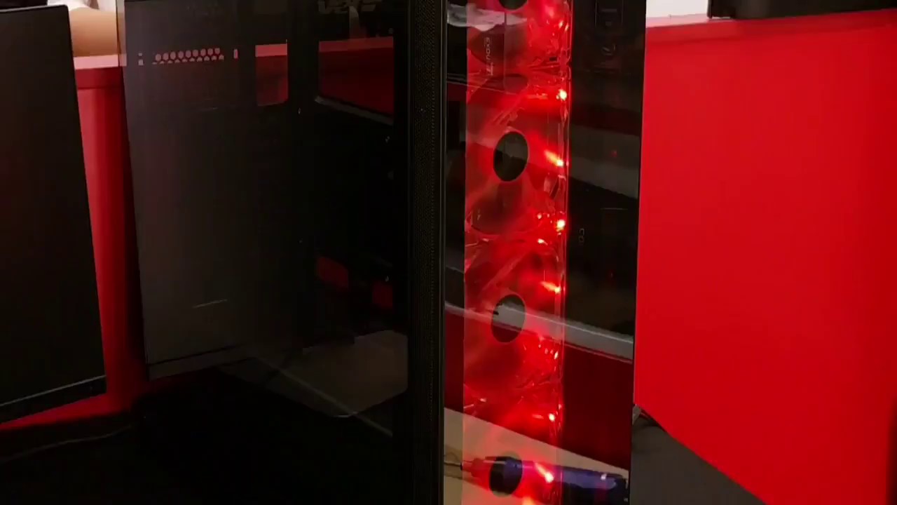 Sahara P75 tempered Glass RGB case - YouTube