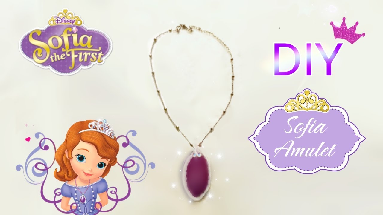 How to make Sofia the first Amulet | DIY Amulet of Avalor | Jannat art ...