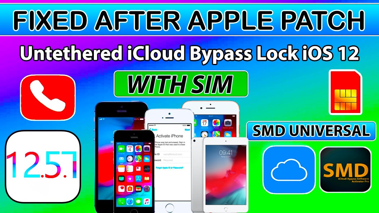 🔥SMD Universal Activator iCloud Bypass with Sim/Signal iPhone 5S/6/6 ...