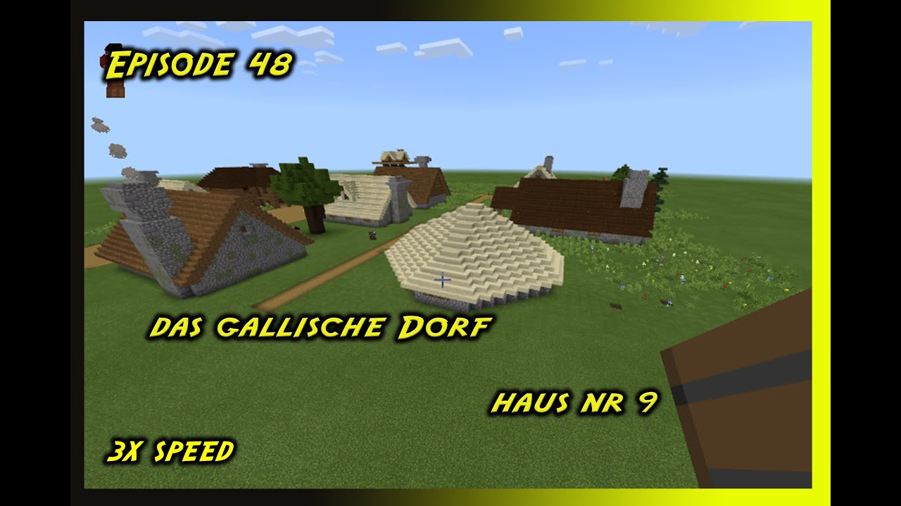 Minecraft Tutorial Gallisches Dorf / Gallic village house number 9 ...