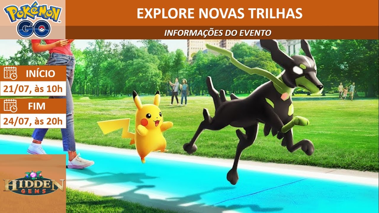 Explore novas trilhas | Pokémon GO - YouTube