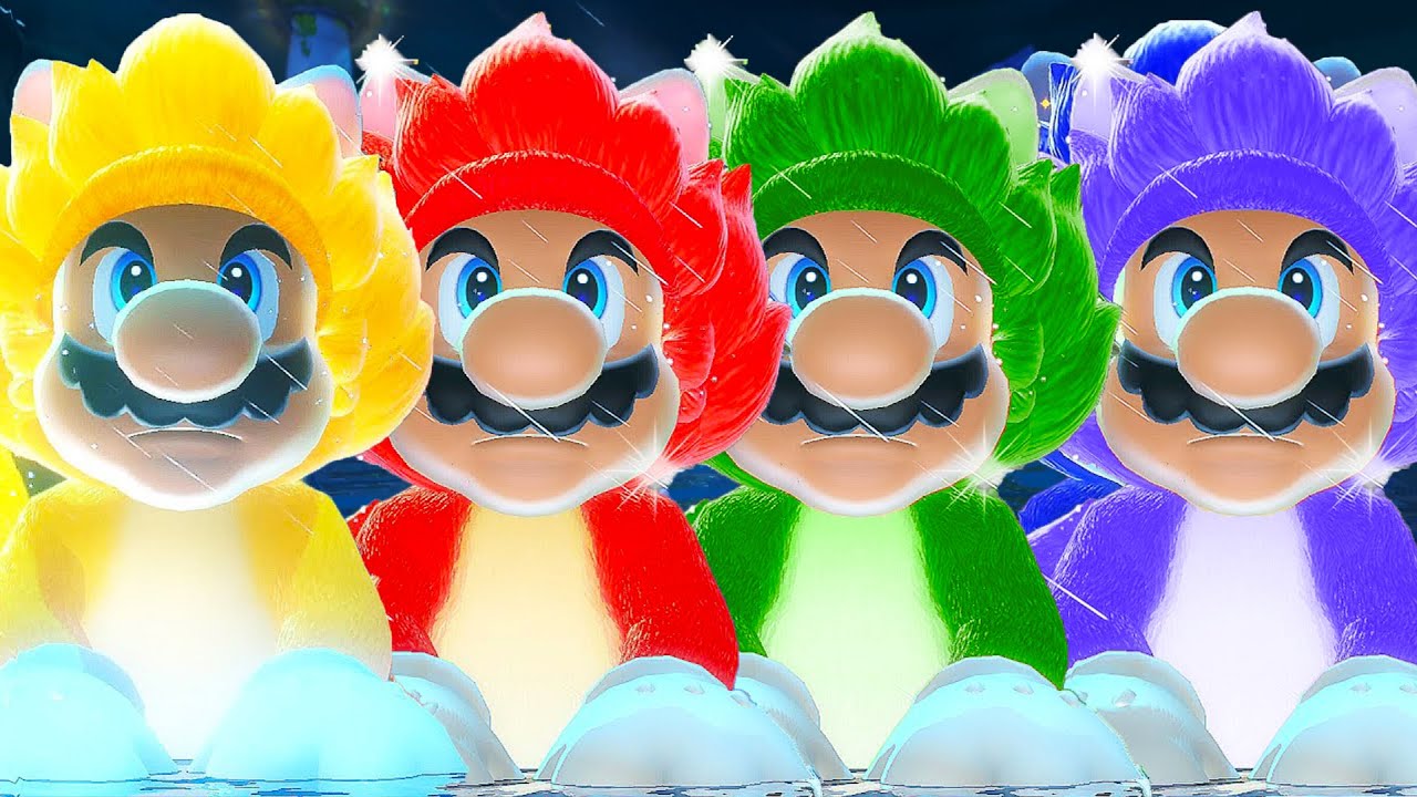 Super Mario 3D World + Bowser's Fury - All Giga Cat Characteres (HD ...