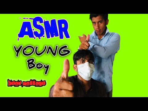 Asmr with Young Boy|Head 🗣️ message sleep asmr 😴|Oily head massage ASMR ...