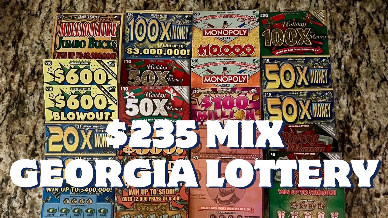 📣 $235 Mix of Georgia Lottery Tickets 📣 - YouTube