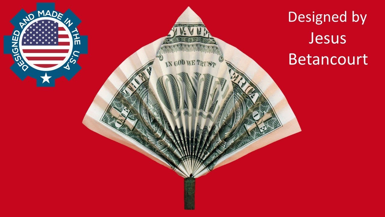 Money Origami Fan: A Creative Way to Display Your Bills – easy origami ...