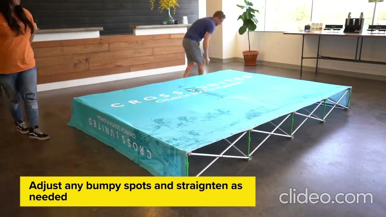How to Install Straight Display Velcro Popup Stand - The Flag Company ...