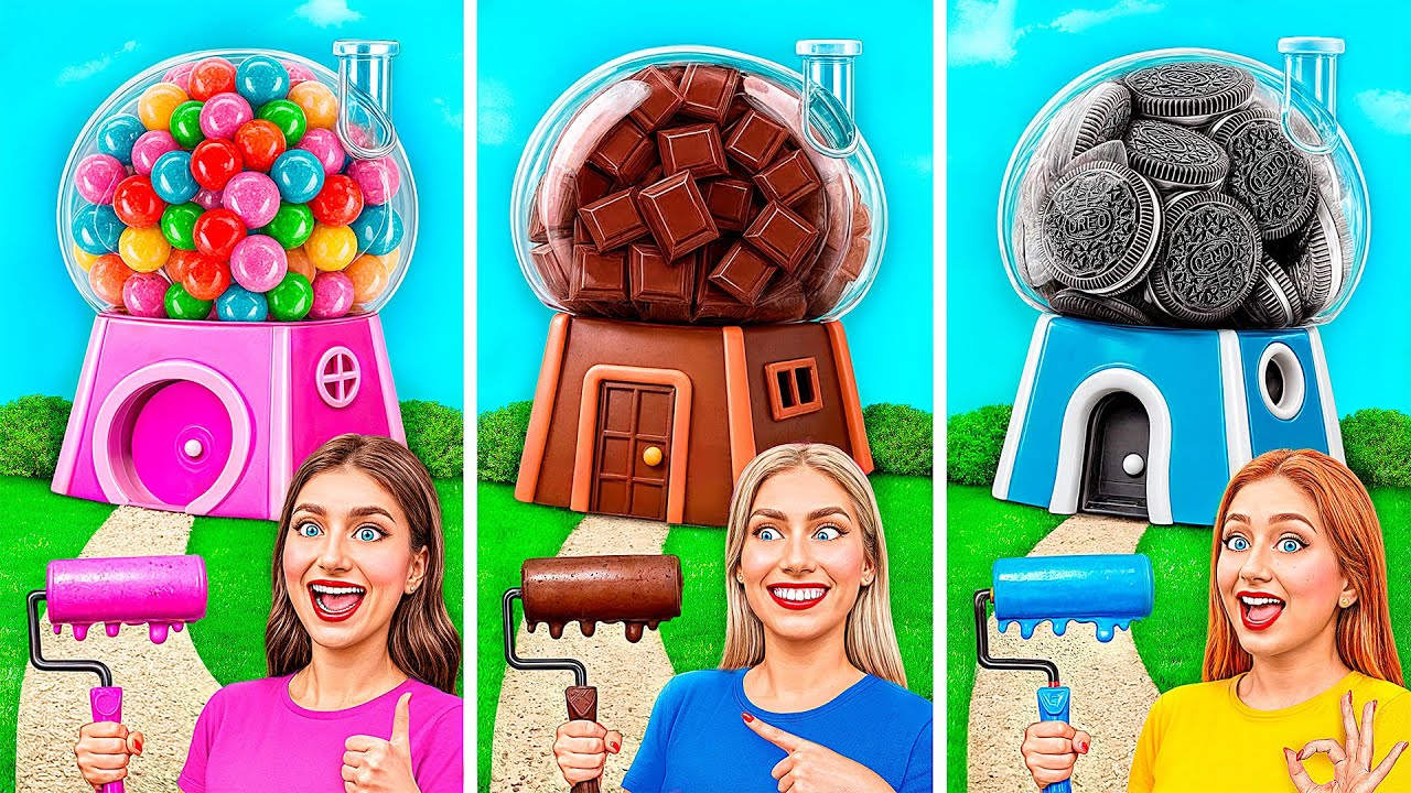 Kuće sa Jednom Bojom Izazov Super Hyper DO - YouTube