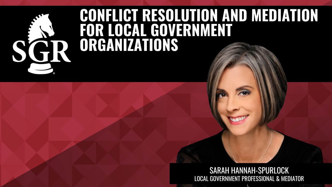 Conflict Resolution and Mediation with Sarah Hannah-Spurlock - YouTube