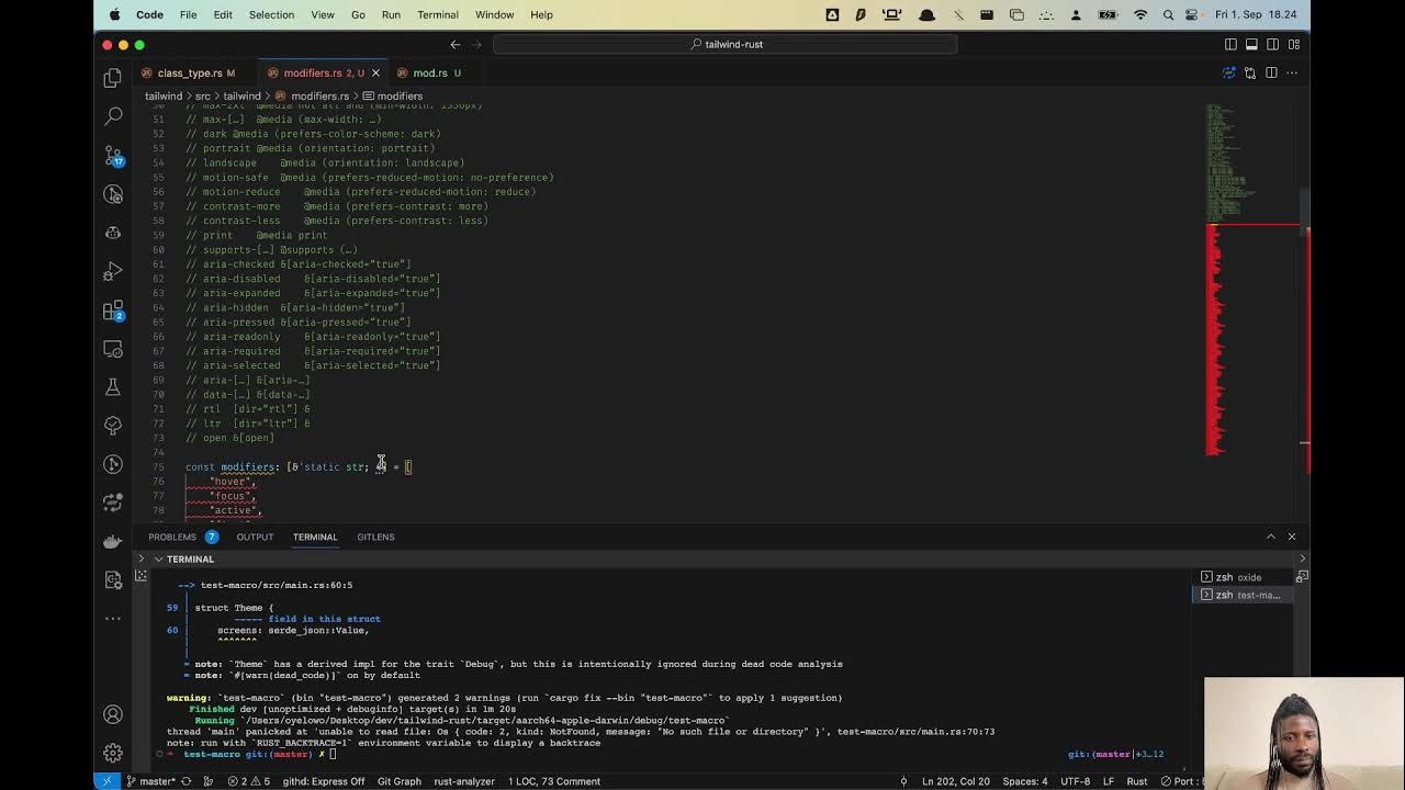 Oss Rust Metaprogramming Macros Tailwind Ui Frontend Dev Youtube