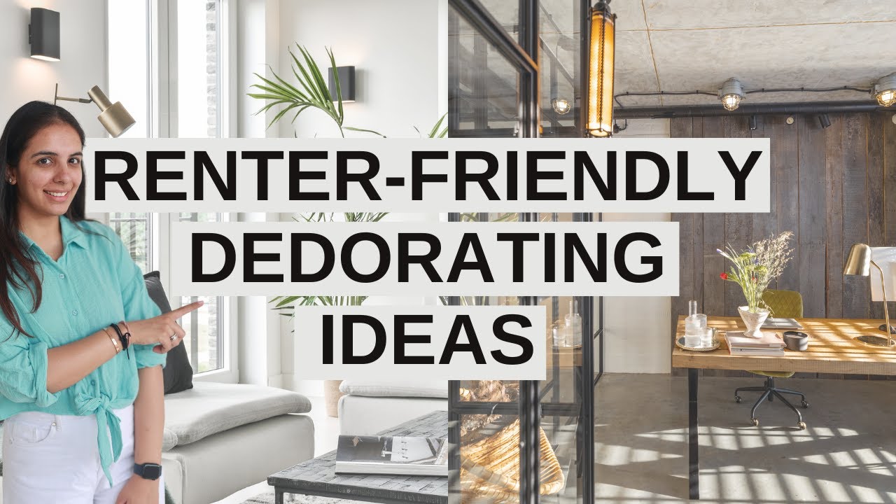 10 RENTER FRIENDLY DECORATING IDEAS | RENTER-FRIENDLY DECORATING HACKS ...