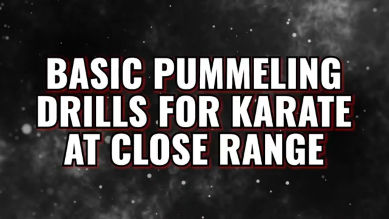 BUNHAE JOURNEY Pummeling Drills for Karate Close Range - YouTube
