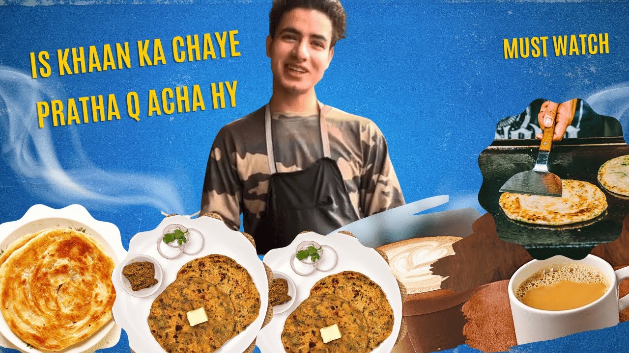 khan sahab ka special chaye pratha | #video #videos - YouTube