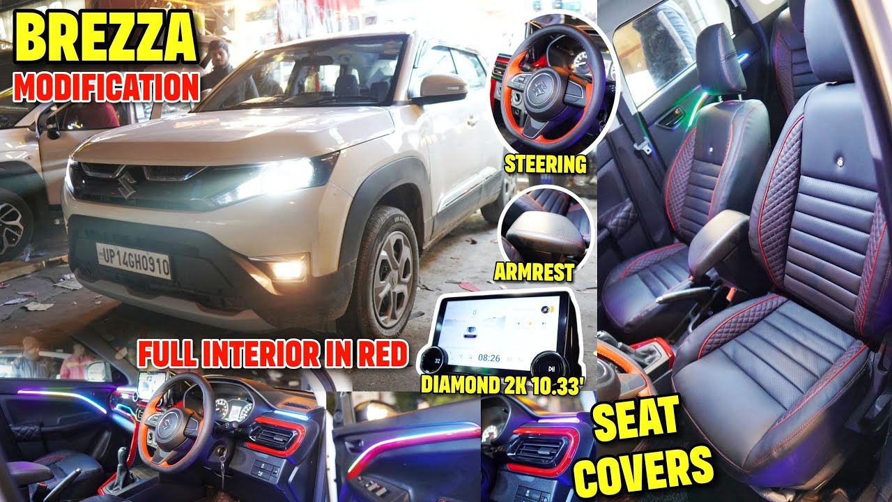 2024 Brezza Full Accesories 90% OFF on GENUINE Accessories🤯Base to Top ...
