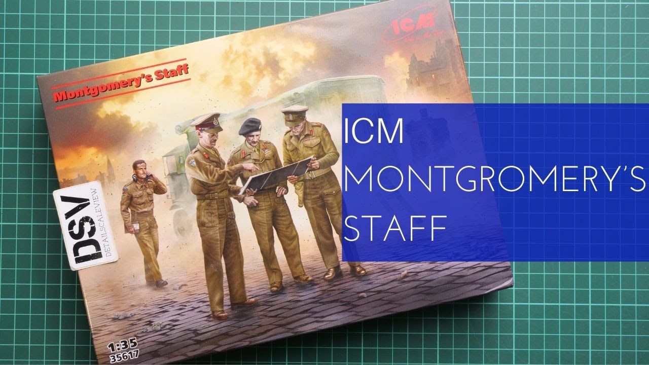 ICM 1/35 Montgomery's Staff (35617) Review - YouTube