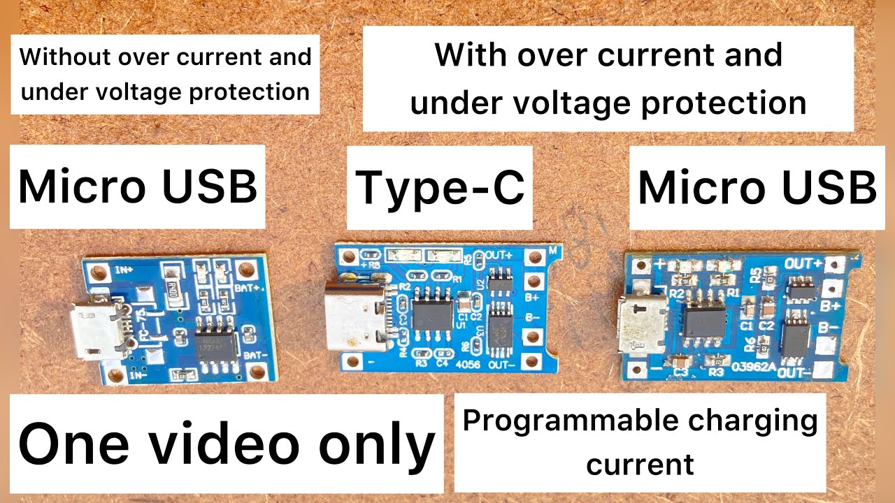 TP4056 Lithium Battery Charging Module | Complete Explanation - YouTube