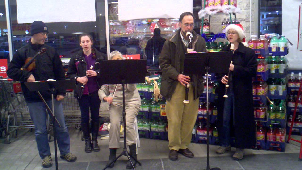 We wish you a Merry Christmas, Violins, Recorders, & Voices - YouTube
