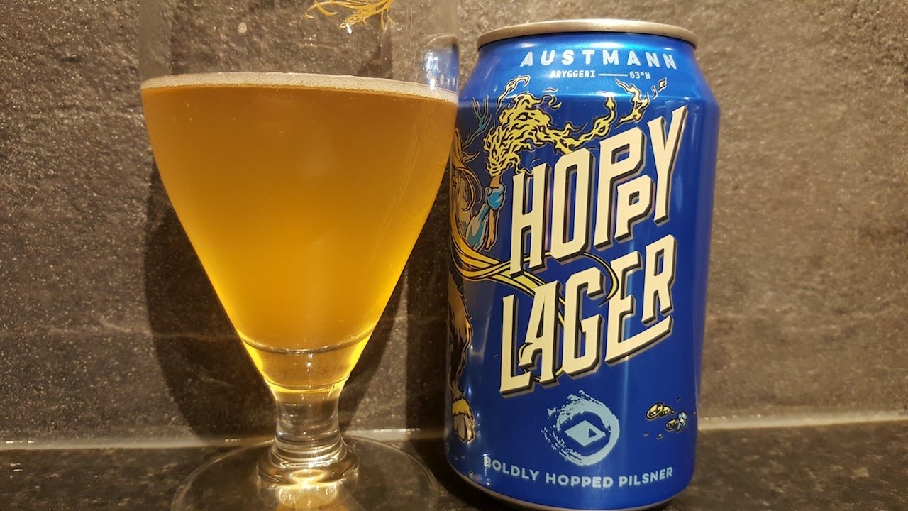 Bryggeri Austmann Hoppy Lager | Norwegian Craft Beer Review - YouTube