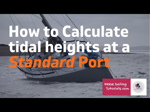 Calculating Tidal Heights at a Standard Port - YouTube