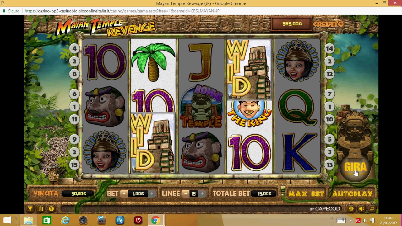 slot mayan temple revence perdere 1000 euro - YouTube