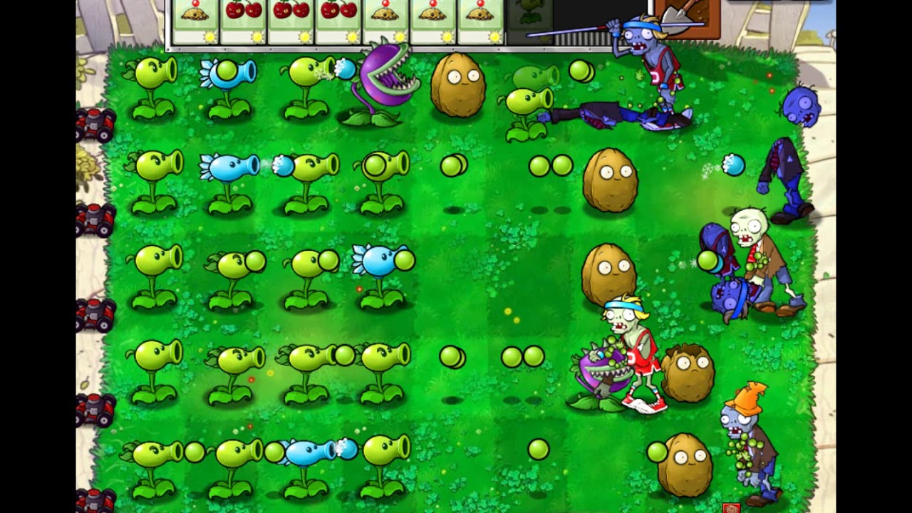 Plants vs. Zombies Gameplay Level 1-10 - YouTube