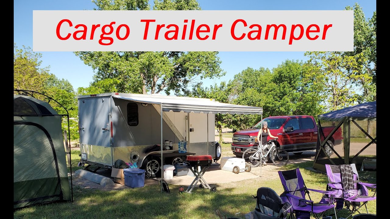 DIY Cargo Trailer to Camper Conversion - YouTube