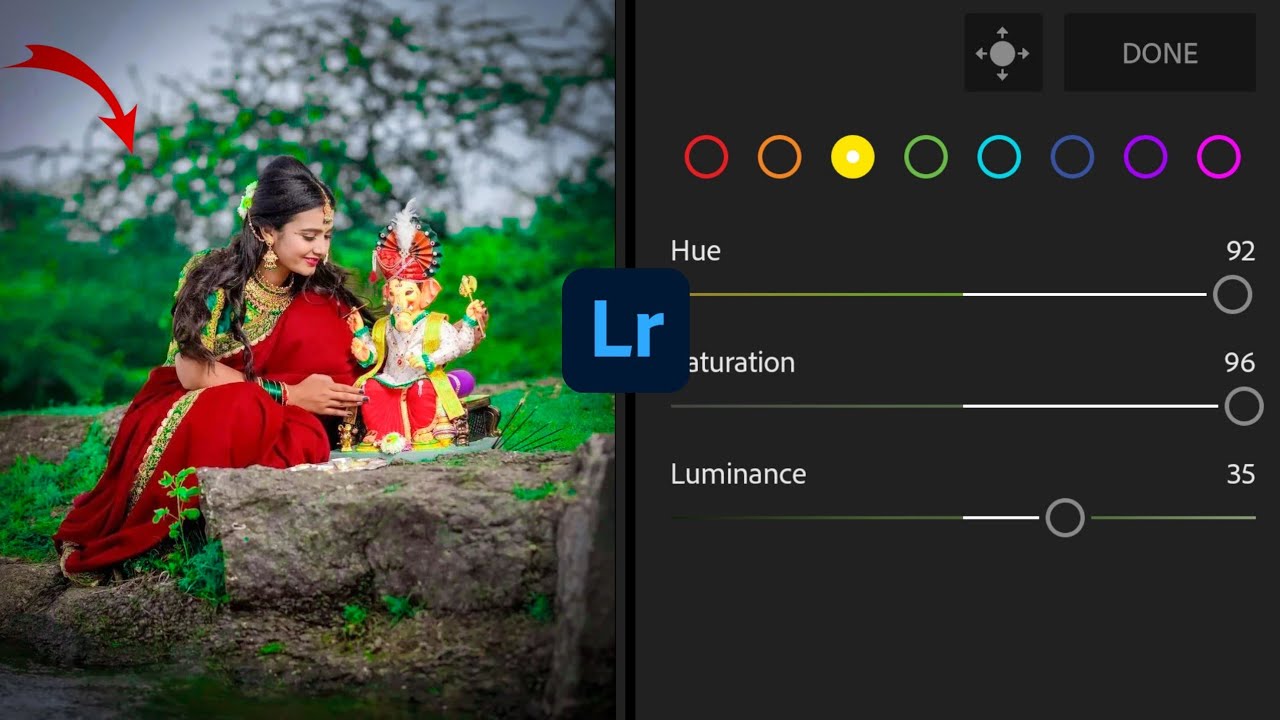 Lightroom green background photo editing/Lr photo editing - YouTube