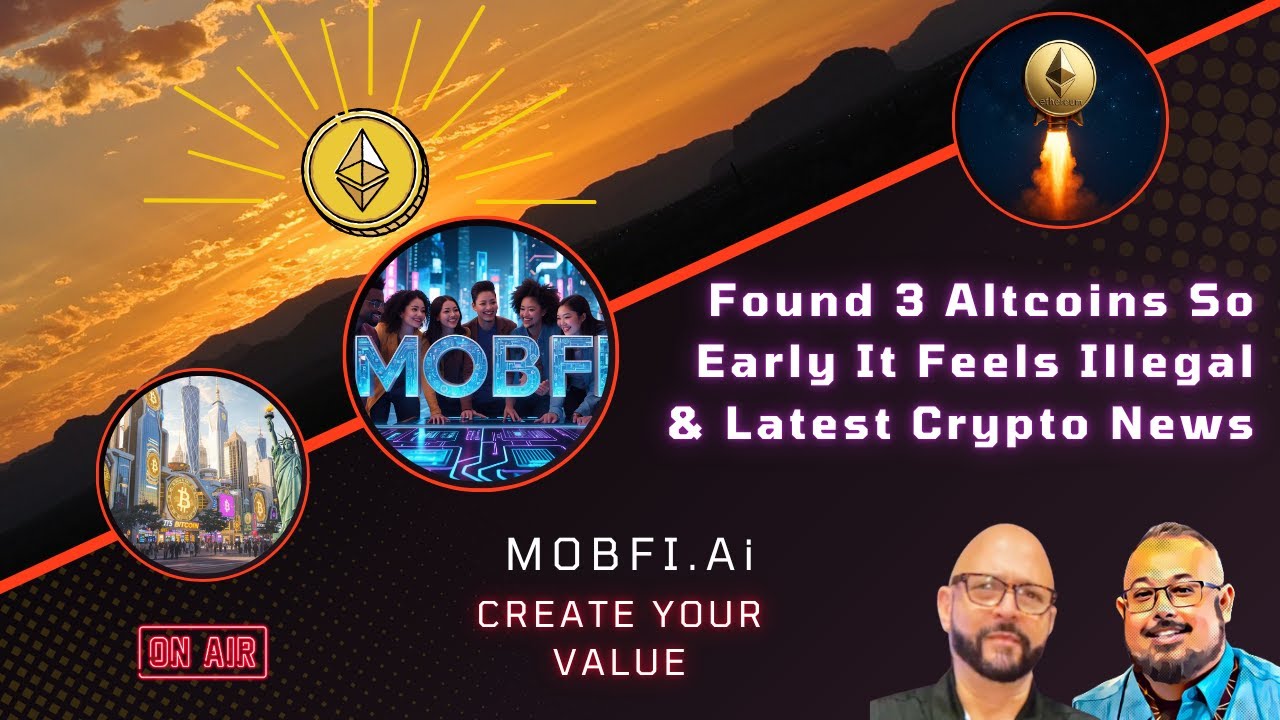 Found 3 Altcoins So Early It Feels Illegal - Crypto News - MOB Tap To ...