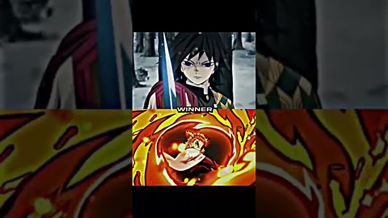 Rengoku vs Giyuu | Giyuu vs Obanai - YouTube