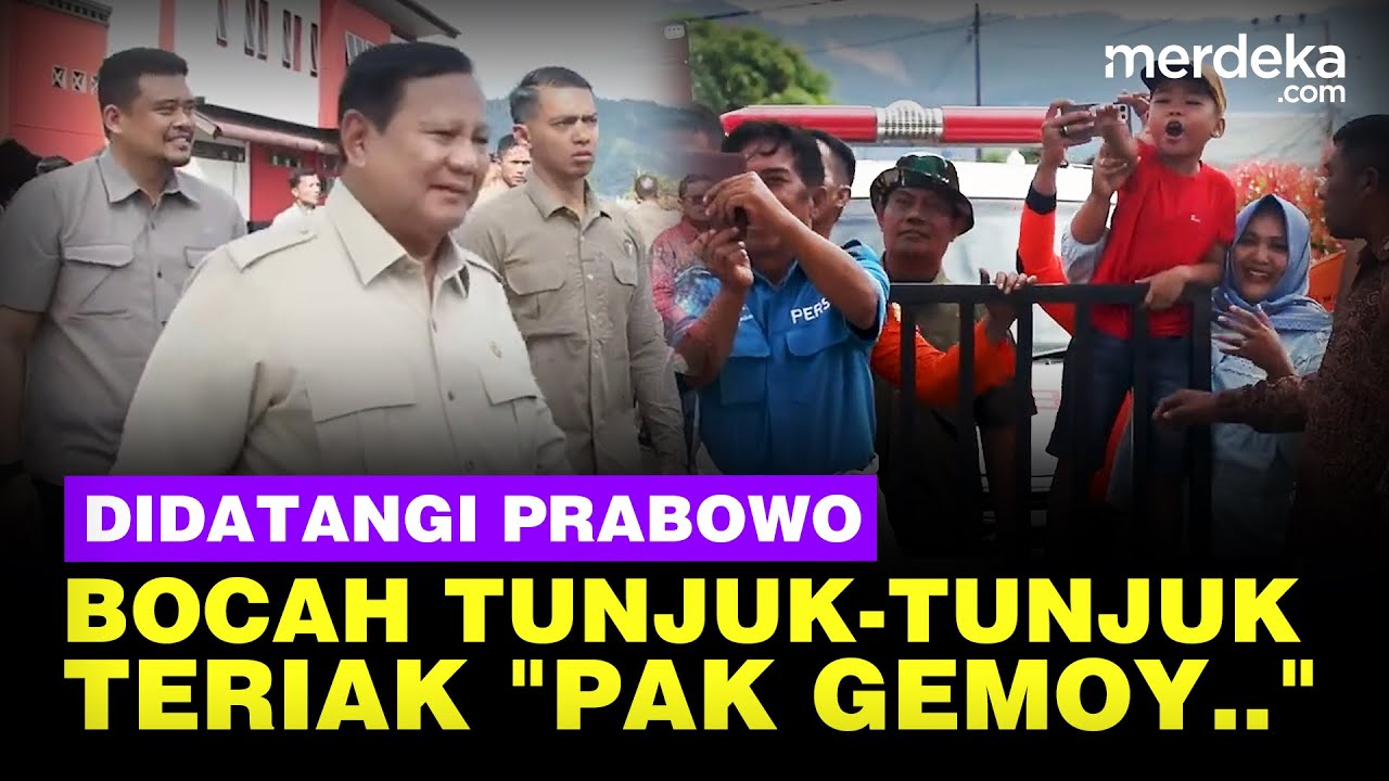 Bocah Tunjuk-Tunjuk Teriak "Pak Gemoy-Pak Gemoy" Langsung Didatangi ...