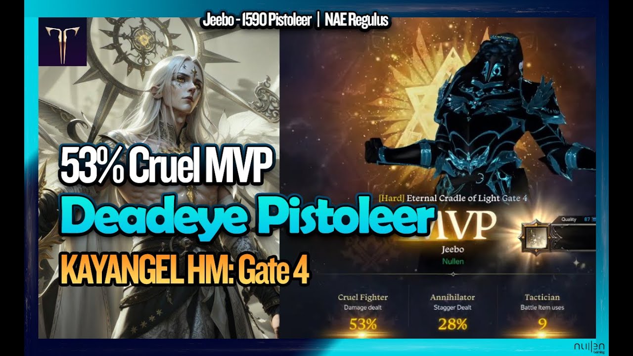 Kayangel HM Gate 4 - 53% Cruel MVP | Deadeye Pistoleer - YouTube