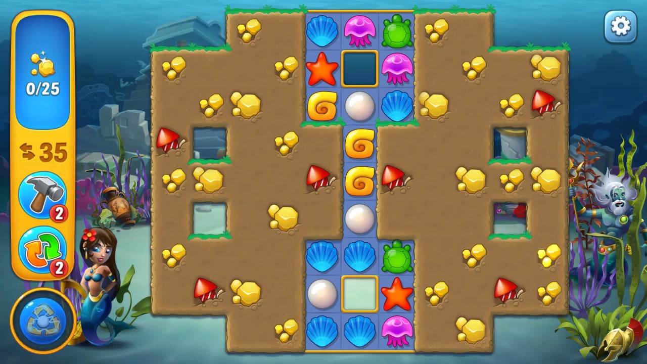 Fishdom level 26 Gameplay (iOS Android) - YouTube