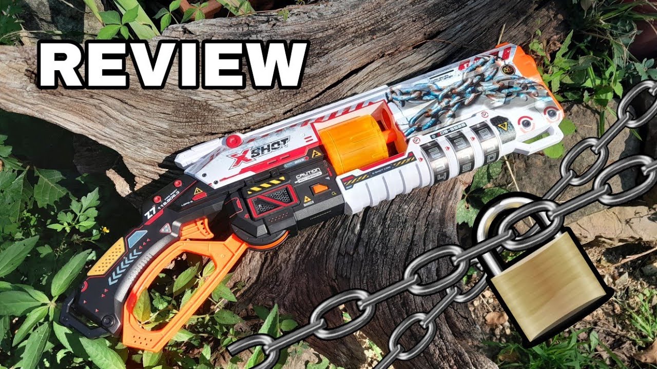 [REVIEW] X-Shot Skins Lock Blaster - Best lever action Nerf blaster ...