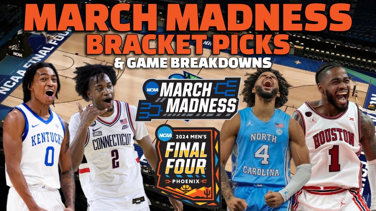 2024 NCAA March Madness Bracket Picks & Game Breakdowns! - YouTube
