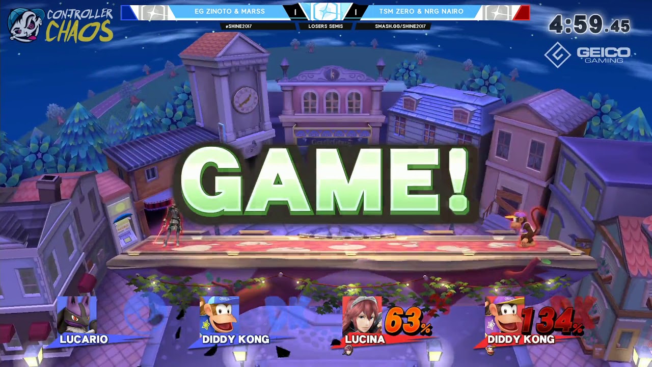 Shine 2017 Smash 4 - TSM | ZeRo & NRG | Nairo vs. Marss & EG | Zinoto ...