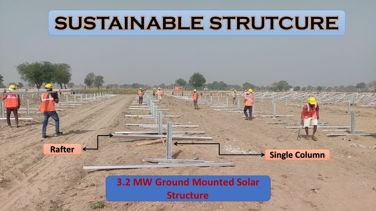 3.2MWp Solar Ground Mounted Project I Design Concept I How Much Land ...