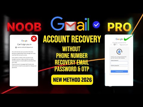 Gmail Account Recovery 2026 || How to Recover Gmail Account || Google Account Recovery 