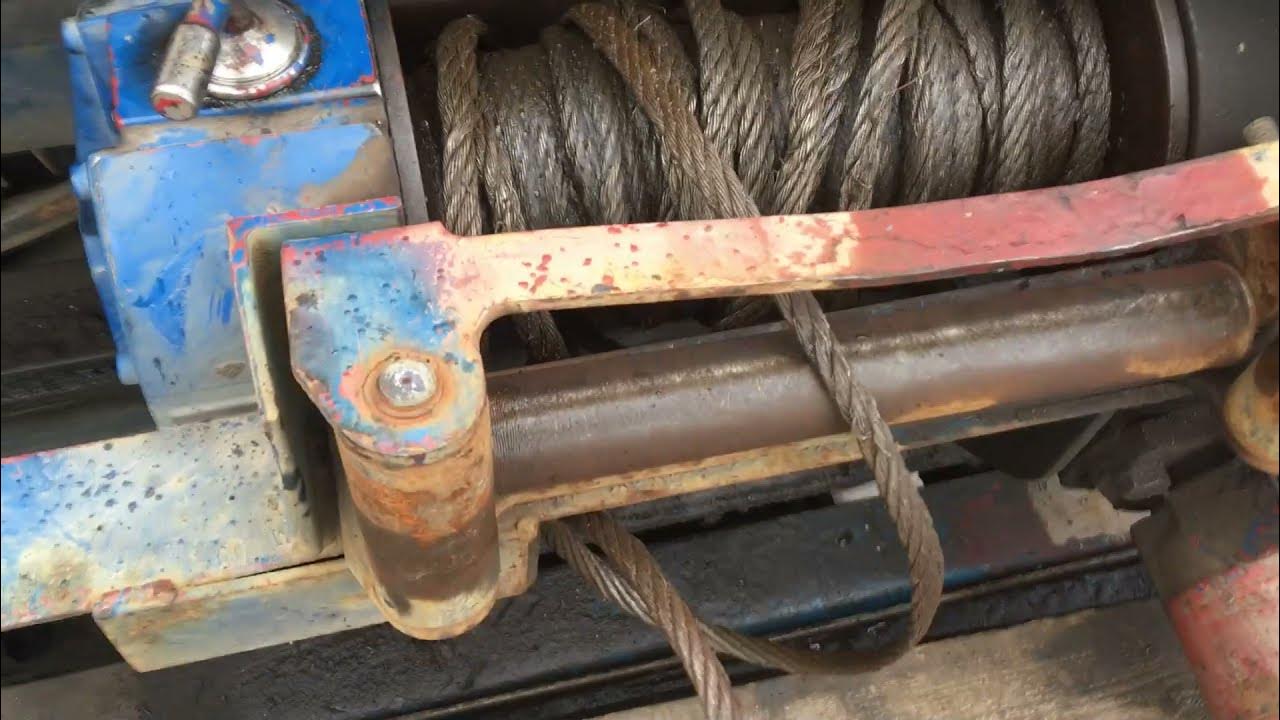 Лебедка.ремонт лебедки эвакуатора.на эвакуаторе.как работает эвакуатор ...