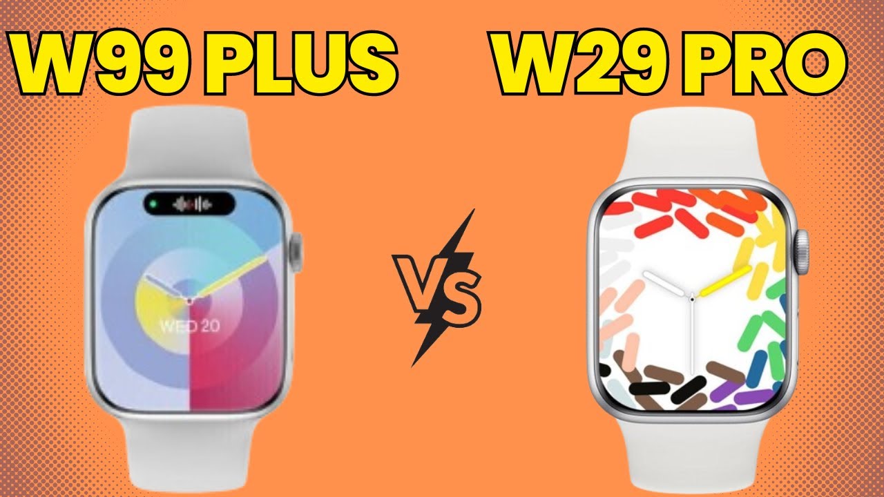 COMPARATIVO: SMARTWATCH W99 Plus vs WATCH W29 Pro | QUAL MELHOR RÉPLICA ...