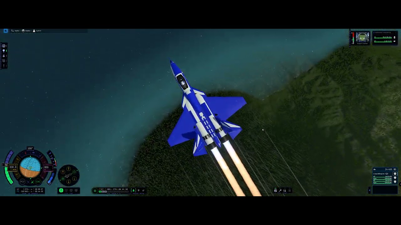 Kerbal Space Program 2 (KSP 2) . Су-57. Испытательный полет. #RTX4090 ...