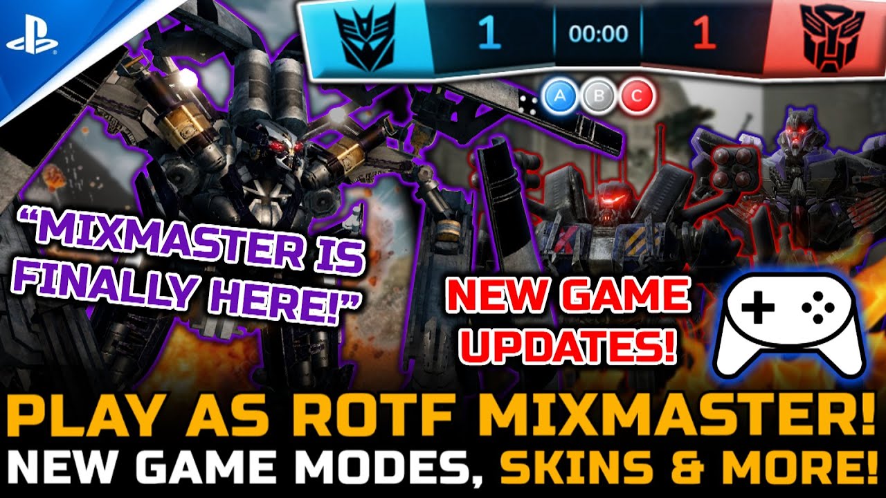 Trying Out The Playable Transformers ROTF Movie Mixmaster Update ...