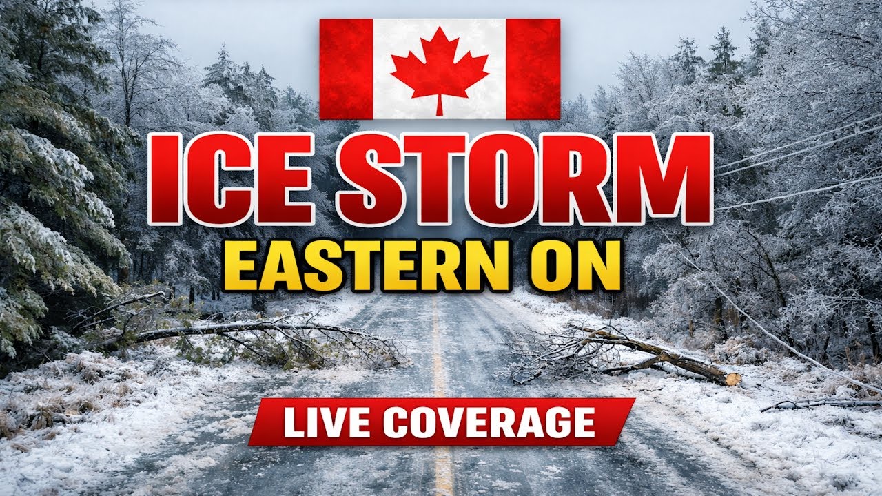 LIVE!! Ice Storm Coverage for Eastern ON Dec 29th '25 - YouTube