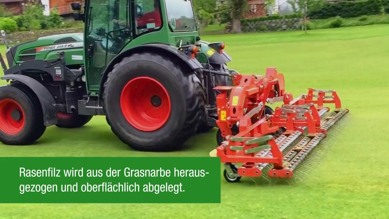 Wiedenmann TERRA RAKE 350 / 460 - YouTube