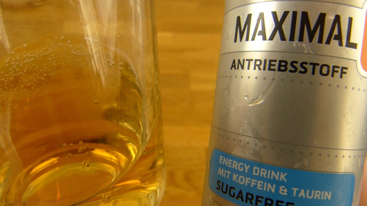 Maximal G Sugarfree Energy Drink - YouTube