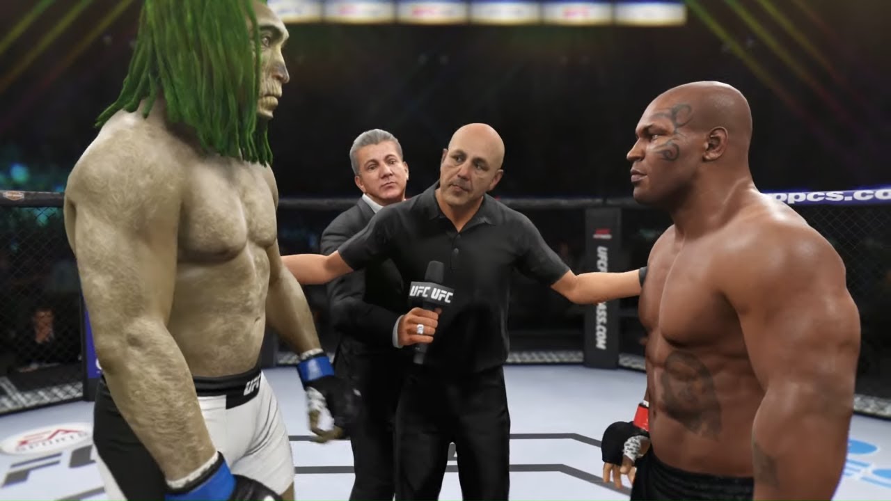 Scary Monster vs. Mike Tyson - EA Sports UFC 2 - Crazy UFC 👊🤪 - YouTube
